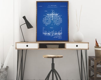 Optometrist Trial Frame Patent Print Optical Shop Poster