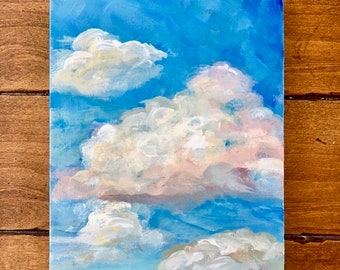 Cloud painting | Etsy
