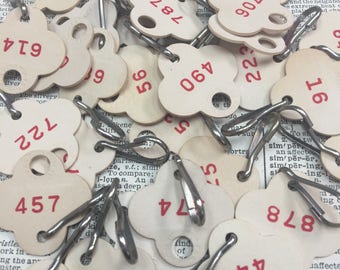 Coat check tags | Etsy