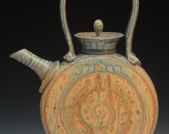 Wheel thrown teapot | Etsy