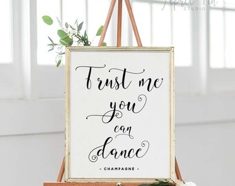 You can dance sign | Etsy