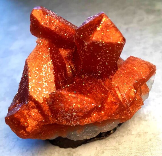 Crystal and Copper Quartz Geode Crystal Mineral Gemstone Rock