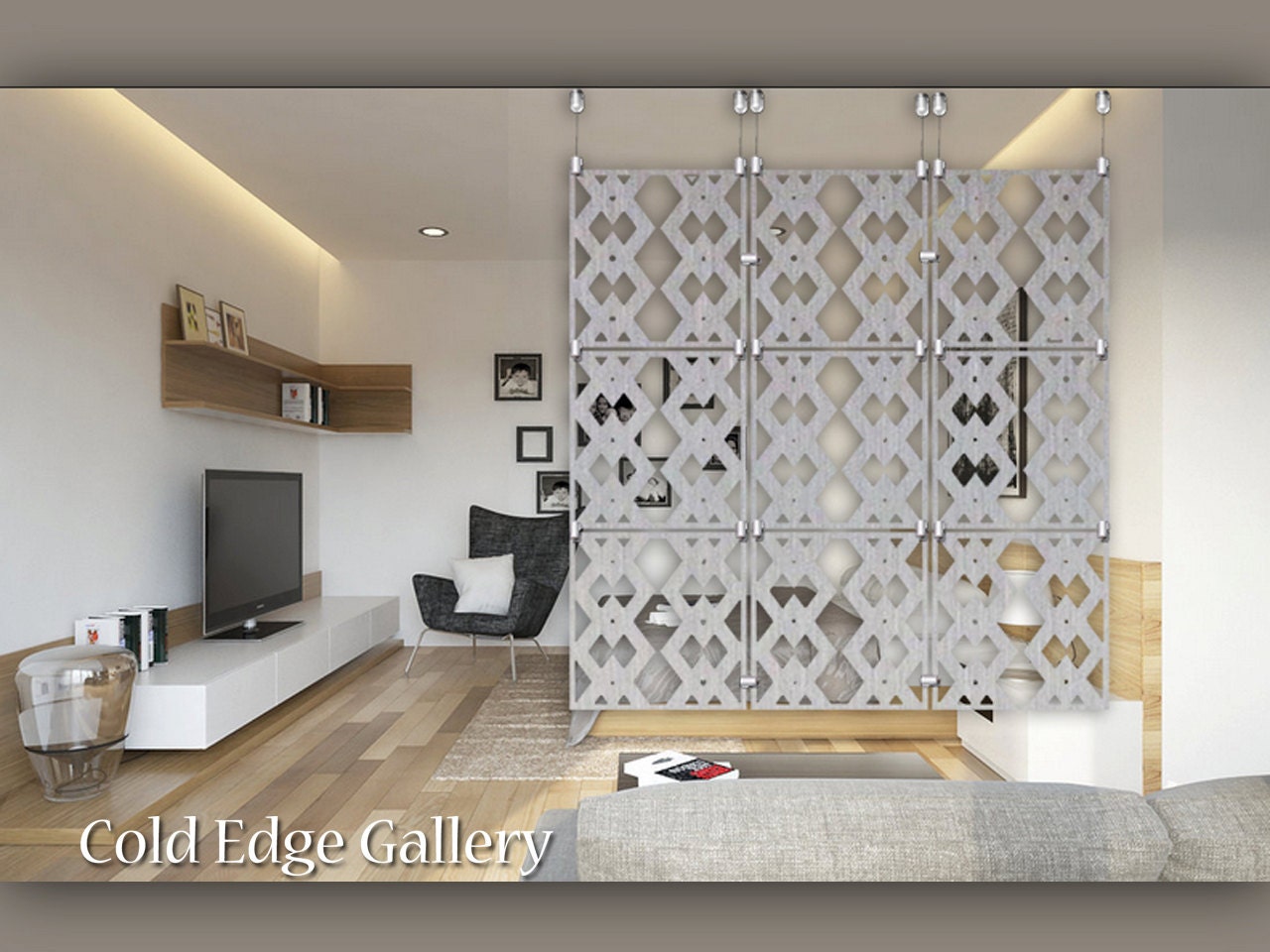 Hanging Art Artistic Wall Divider Sculpture Industrial Art