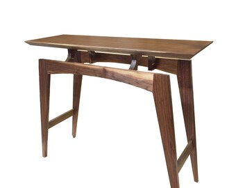 Walnut entry table | Etsy