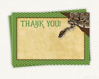 Reptile thank you | Etsy
