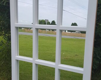 Window pane mirror | Etsy