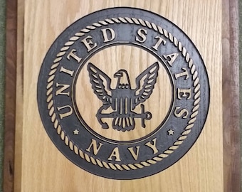 Us navy plaque | Etsy