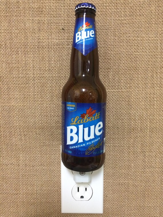 Labatt Blue 12oz. Glass Bottle Night Light