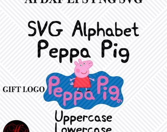Peppa letters | Etsy