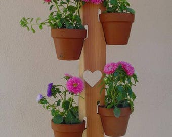 Heart flower pot | Etsy