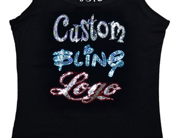 Custom bling shirt | Etsy