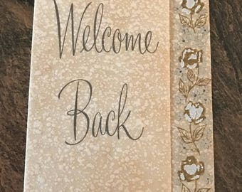 Welcome back card | Etsy