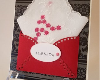 Handkerchief card | Etsy