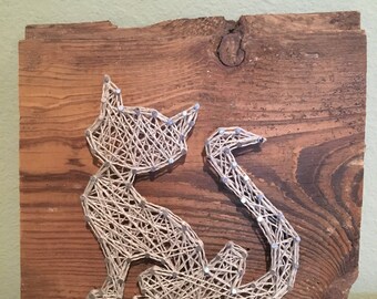 Cat string art | Etsy