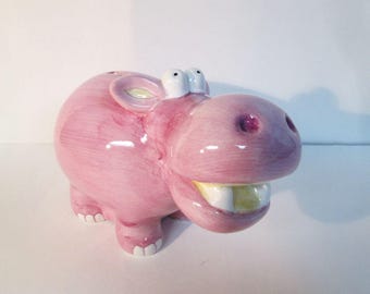 Ceramic hippo | Etsy
