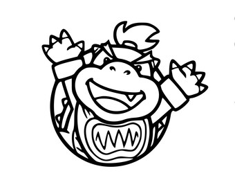 Bowser decal | Etsy