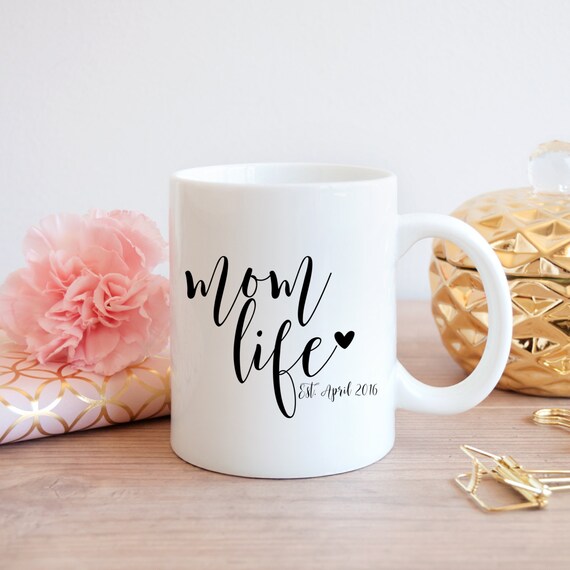 Personalized Mom Life Mug Cute New Mom Mug Mothers Day