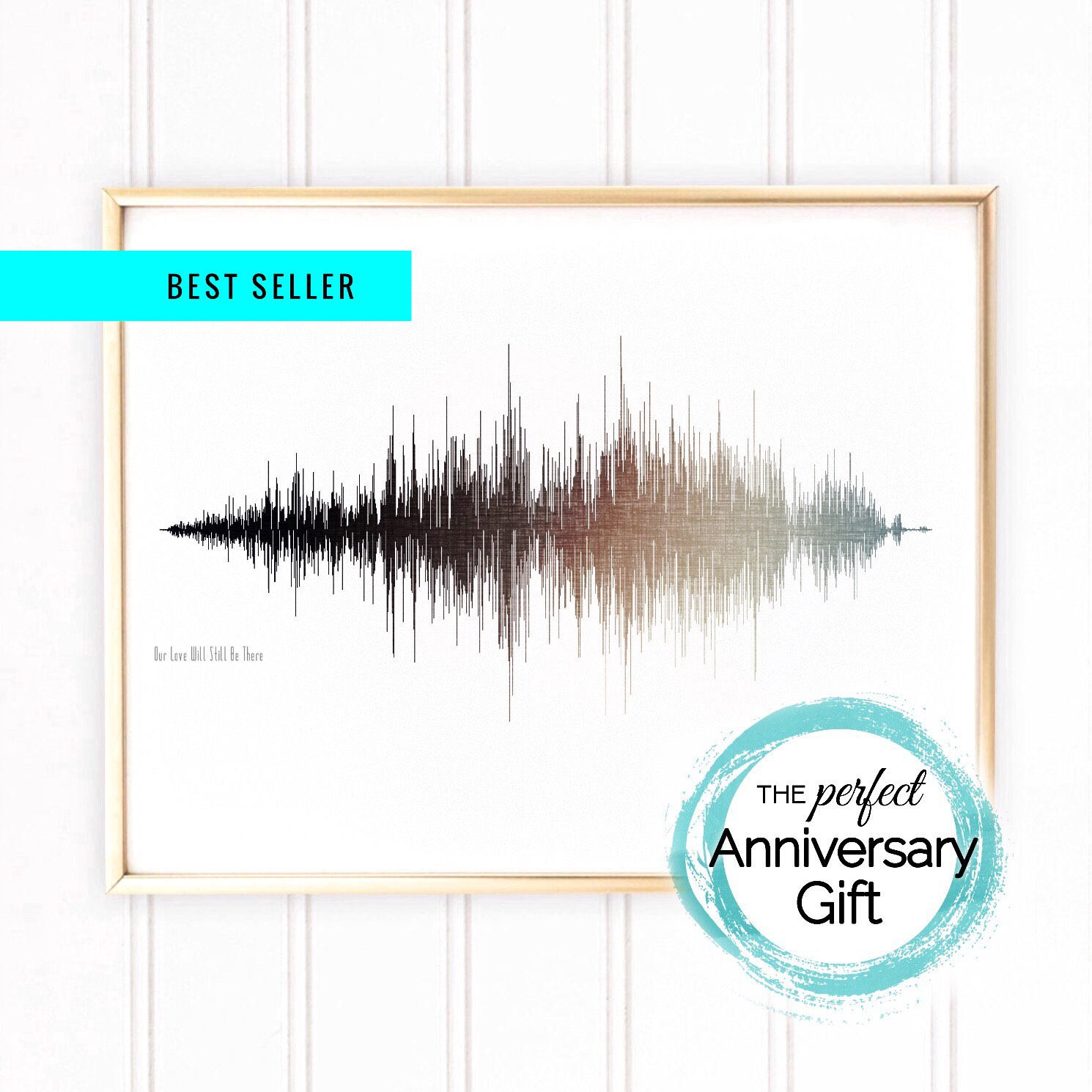 Custom Sound Wave Art Valentines Day Gift Gift for Wife