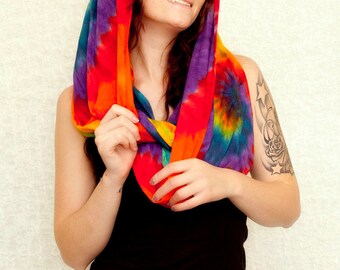 Tie dye scarf | Etsy