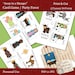Christmas Nativity Party Favor Card Game printable Kids