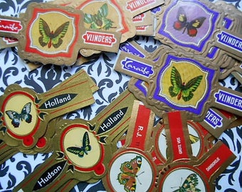 Butterfly labels | Etsy