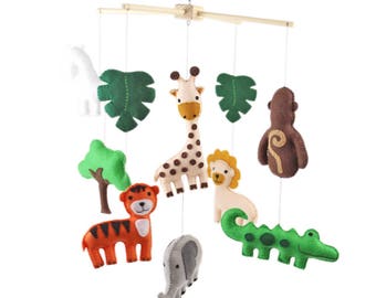 Woodland Mobile Sewing Pattern DIY Woodland Nursery Mobile