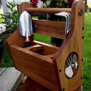 Garden tool box | Etsy