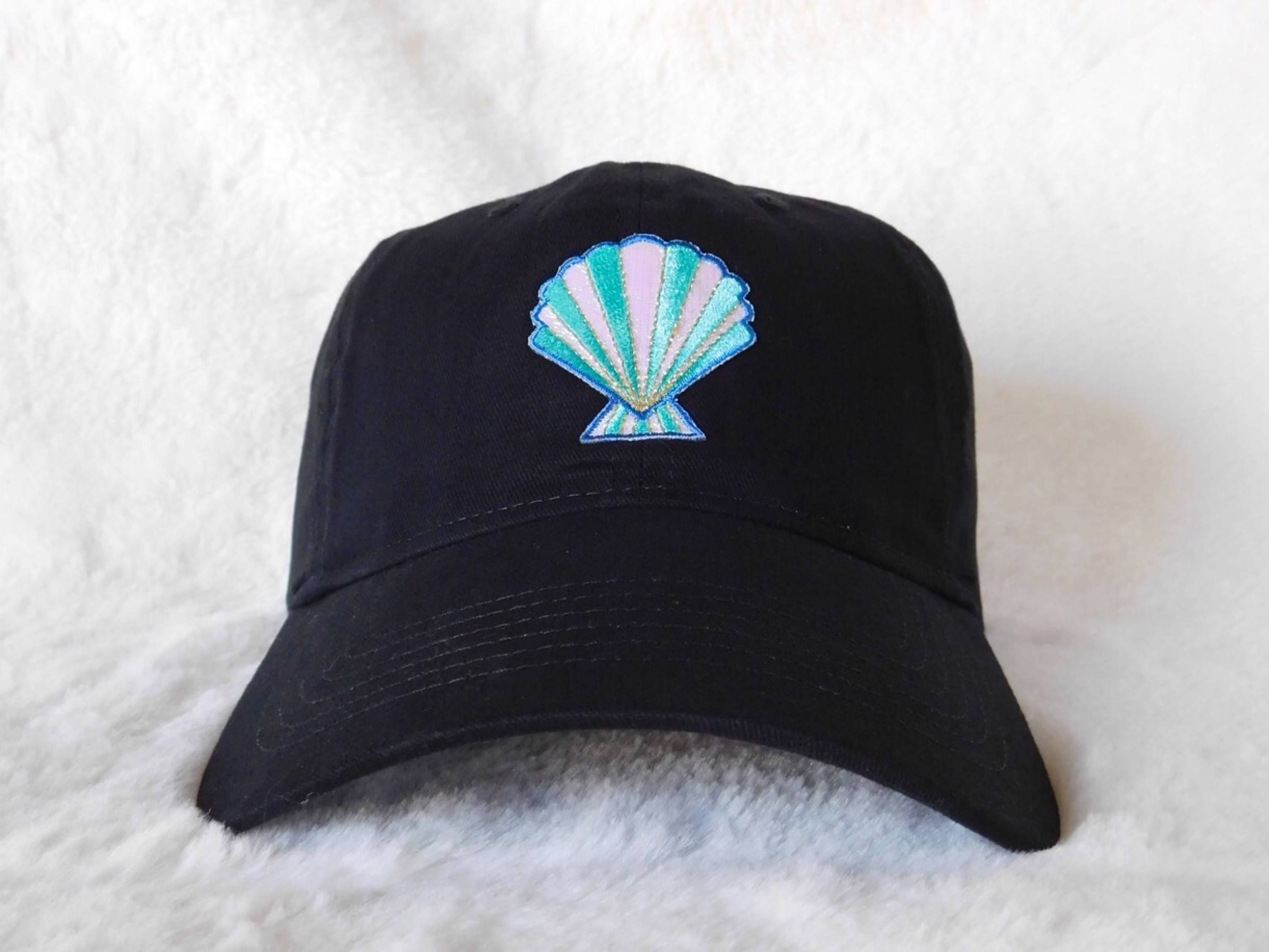 Seashell Baseball Hat Seashell Dad Hat Mermaid Dad Hat