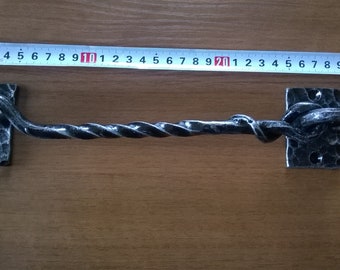 Custom Forged Lock Blacksmith Made Door Lock and Key Hand