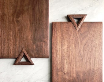 Personalized Breadboard Custom Cutting Board Walnut Carved