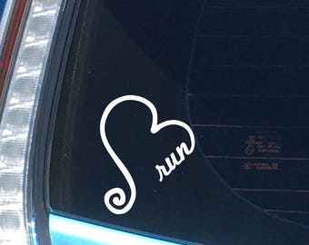 Heart decal | Etsy
