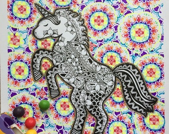 Zentangle original | Etsy