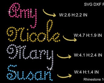 Rhinestone monogram | Etsy