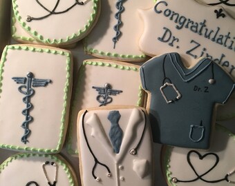Doctor cookies | Etsy