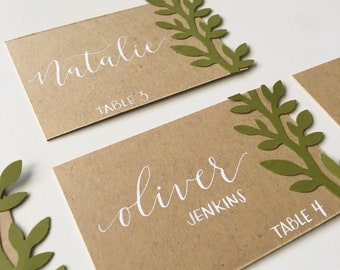 Unique place cards | Etsy