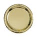 Metallic Gold Foil Paper Plates/ Shiny Gold Paper Plates/ Gold