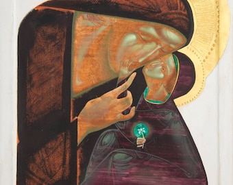 Original Ivanka Demchuk icons prints on canvas by ModernIconArt