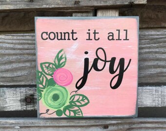 Count it all joy | Etsy