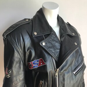 Vintage biker jacket | Etsy