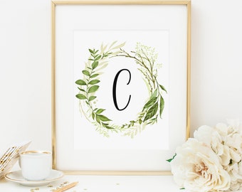 Letter c print | Etsy