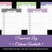 EDITABLE Daily Planner Printable Chevron Printable PDF