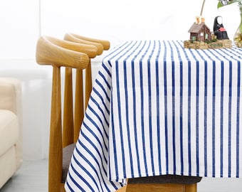 Striped table cloth | Etsy