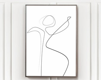 One line drawing | Etsy