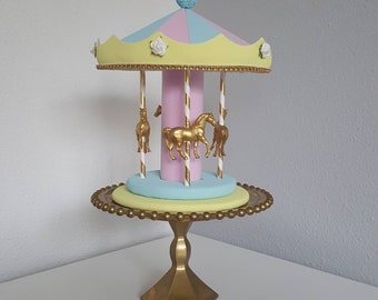 Carousel centerpiece | Etsy