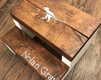 Rustic stool | Etsy