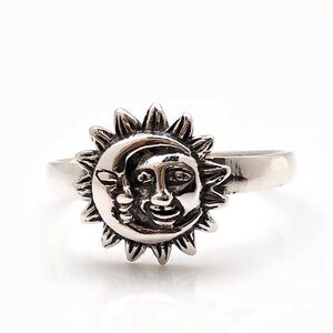 Sun and moon ring | Etsy