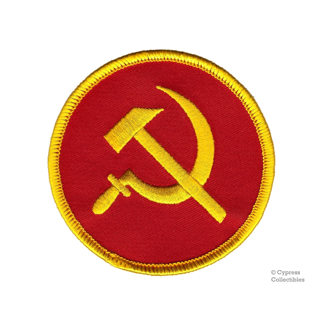 COMMUNIST Hammer and Sickle Patch USSR CCCP Russia Soviet