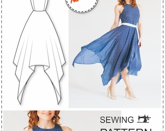 Maxi dress pattern | Etsy