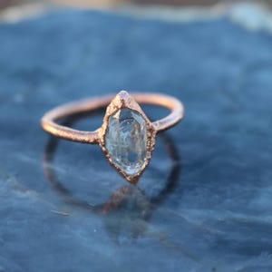 Raw diamond ring | Etsy