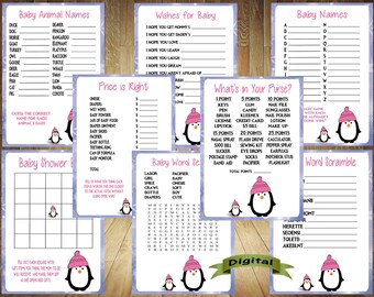 Penguin baby shower | Etsy